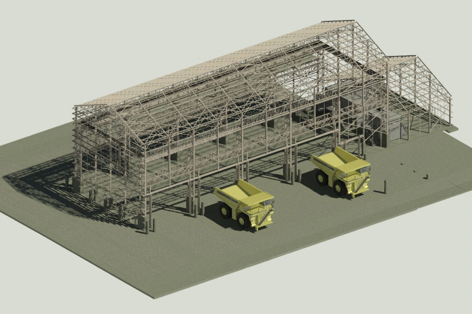 Kumba Iron Ore – Sishen Mine: Workshop Building upgrade in crane ...